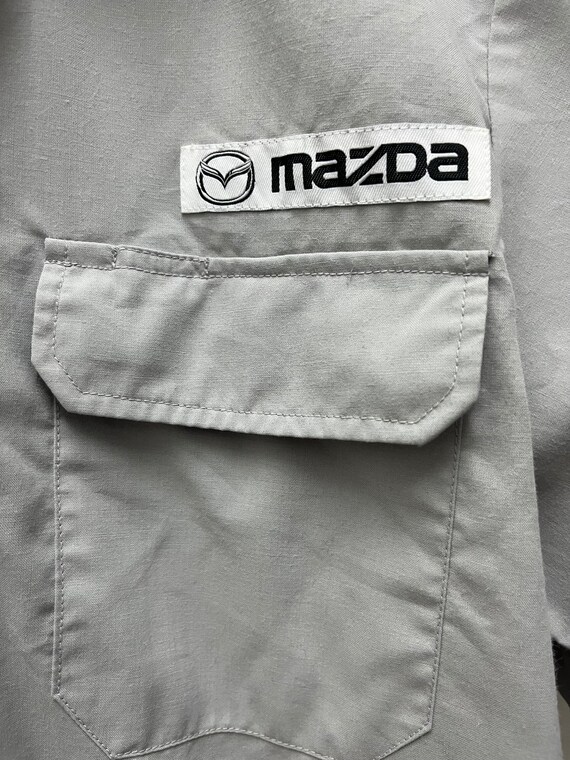 Vintage Mazda Japan Factory Uniform Shirt Worker Shirt - Gem