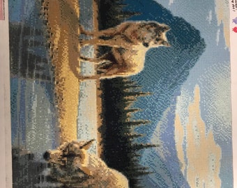 Wolves Diamond Painting 32cmx24cm - Etsy