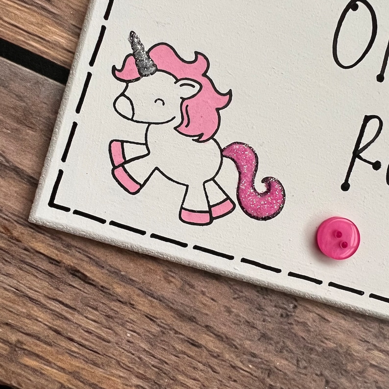 Girls Bedroom Decor Door Sign Personalised Name Playroom Door - Etsy UK