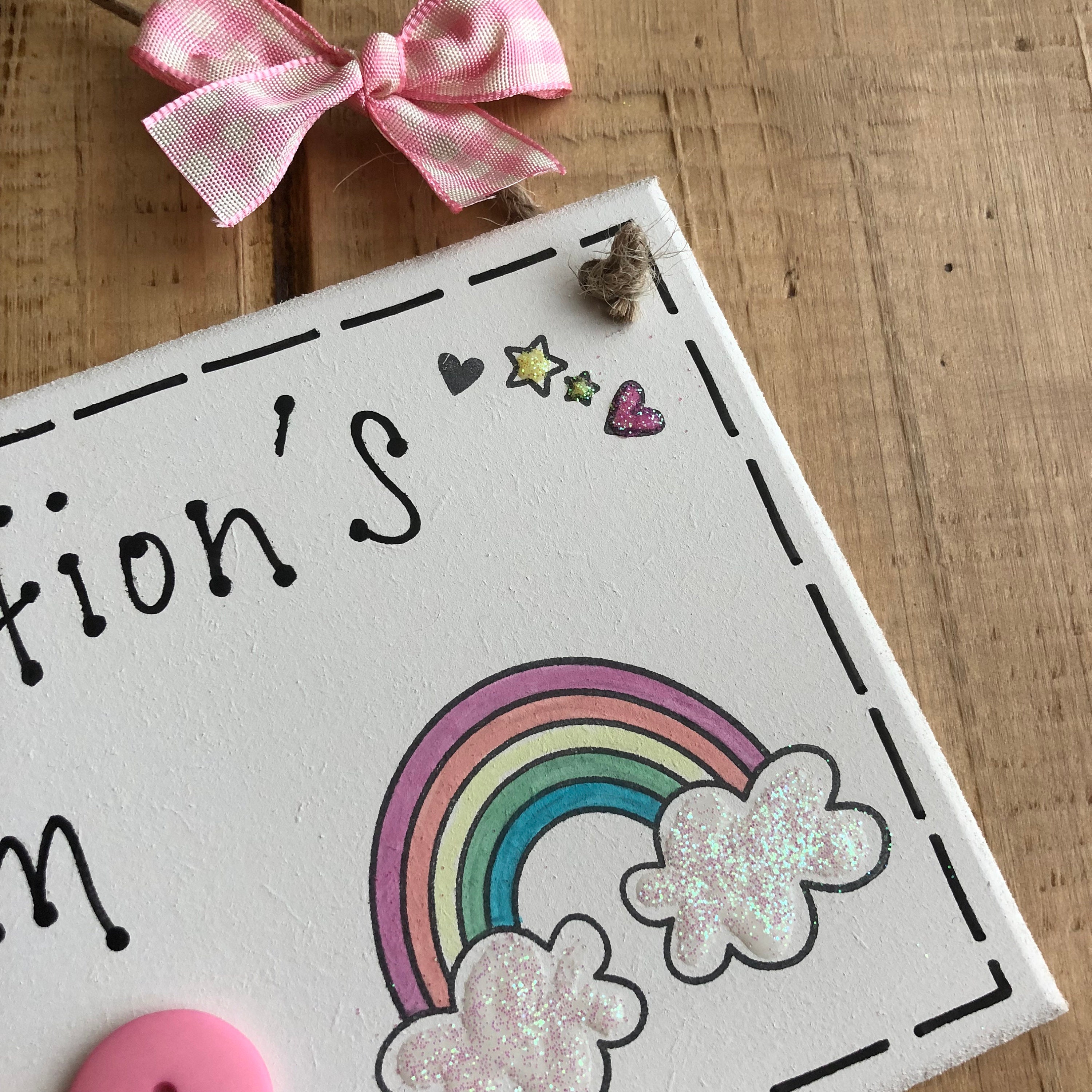 Girls Bedroom Decor Door Sign Personalised Name Playroom Door | Etsy UK