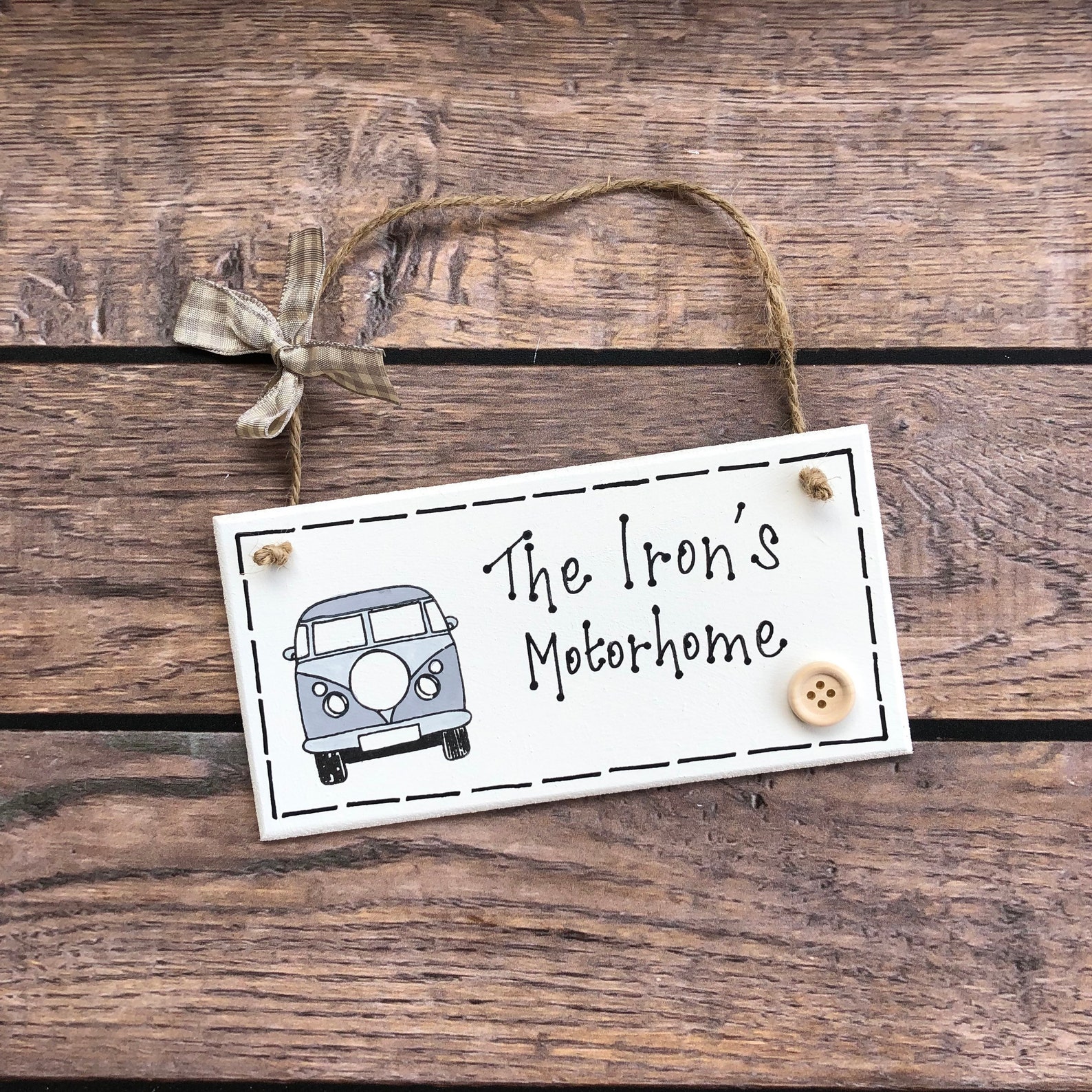 Personalized Camper Van Plaque: Handmade Motorhome Sign - Etsy
