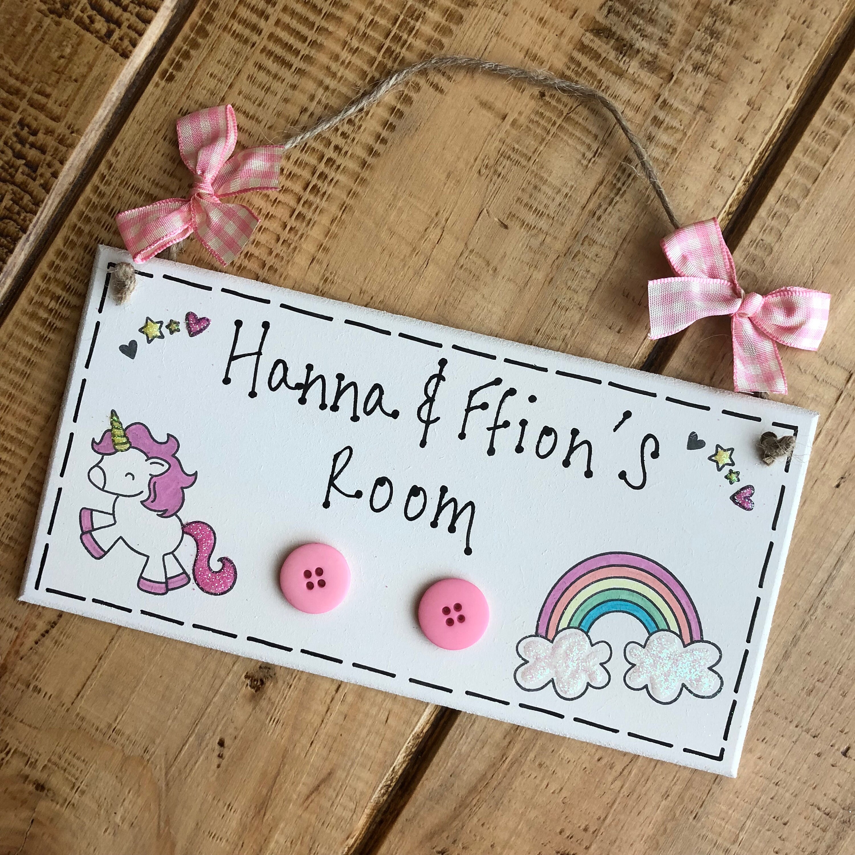 Girls Bedroom Decor Door Sign Personalised Name Playroom Door | Etsy UK