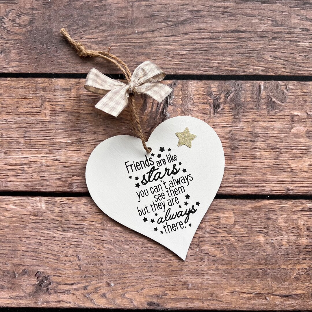 Good Friends Are Like Stars,best Friend Gift,friendship Gift,birthday ...