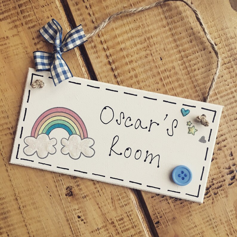 Boys Room Decor Name Plaque Nursery Bedroom Sign Gift Baby - Etsy