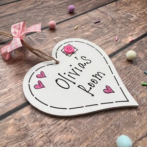 Personalised Girls Door Sign,girls Name Sign,girls Bedroom Decor,custom ...