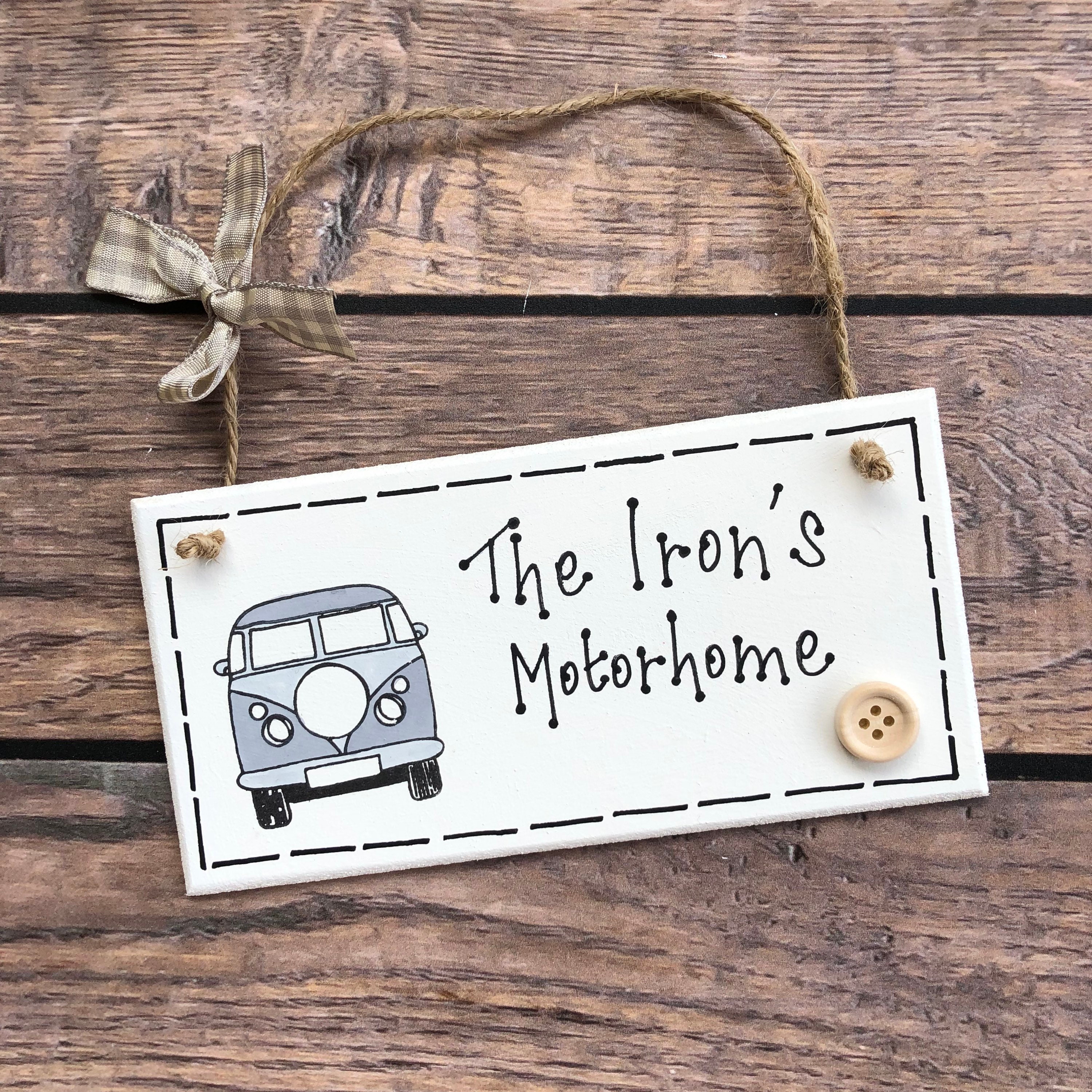 Personalized Camper Van Plaque: Handmade Motorhome Sign - Etsy