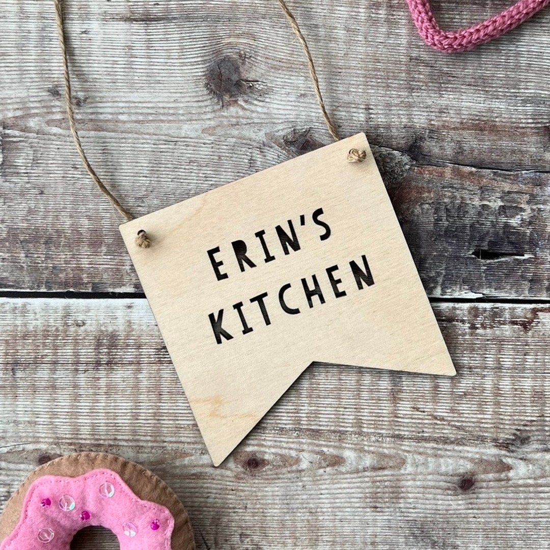 Play Kitchen Sign,role Play Kitchen,playroom Decor,personalised Kitchen ...