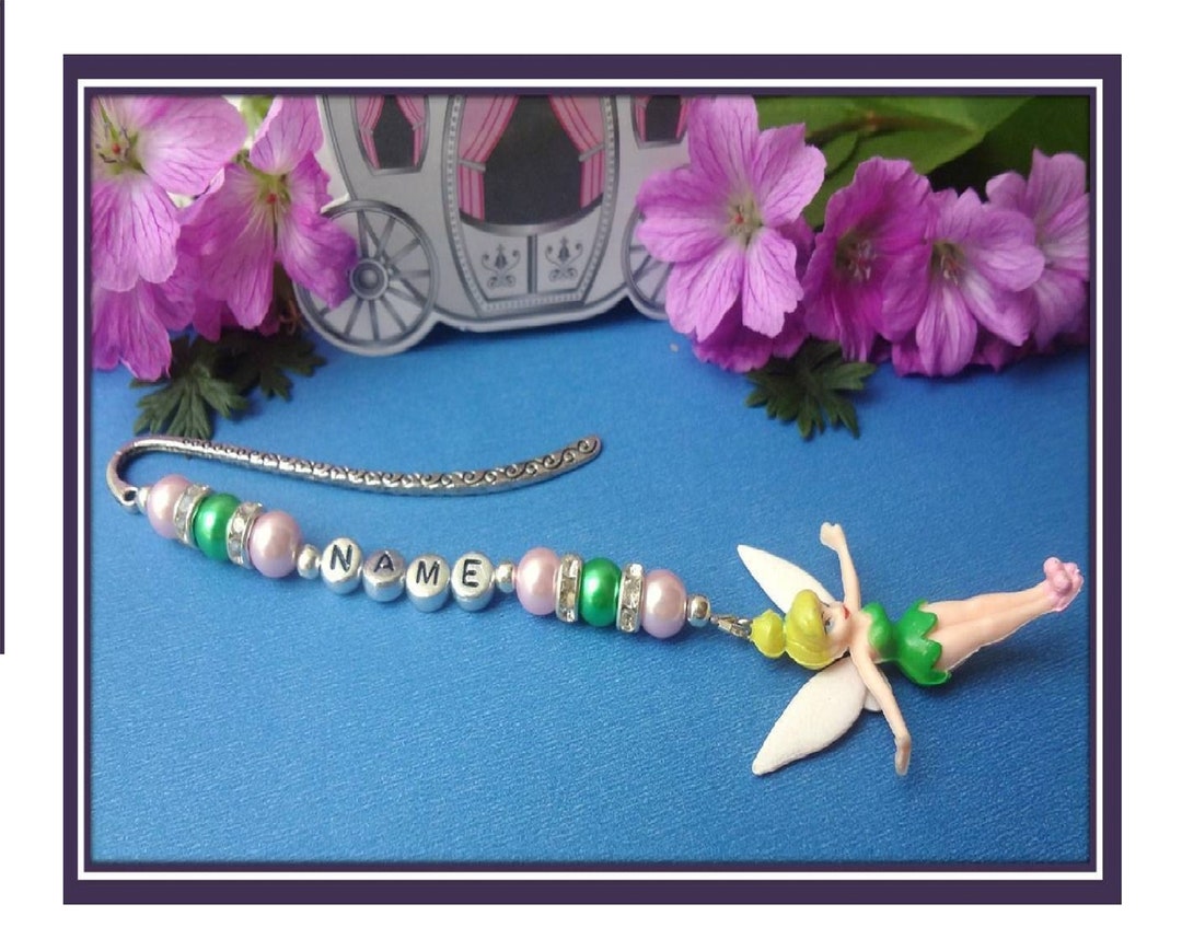 Bookmark Personalised 3d Design Tinkerbell / Perfect Christmas - Etsy