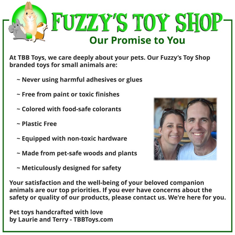 Fuzzy's Wicker Vine Chew Collection - Bunny Rabbit, Guinea Pig ...