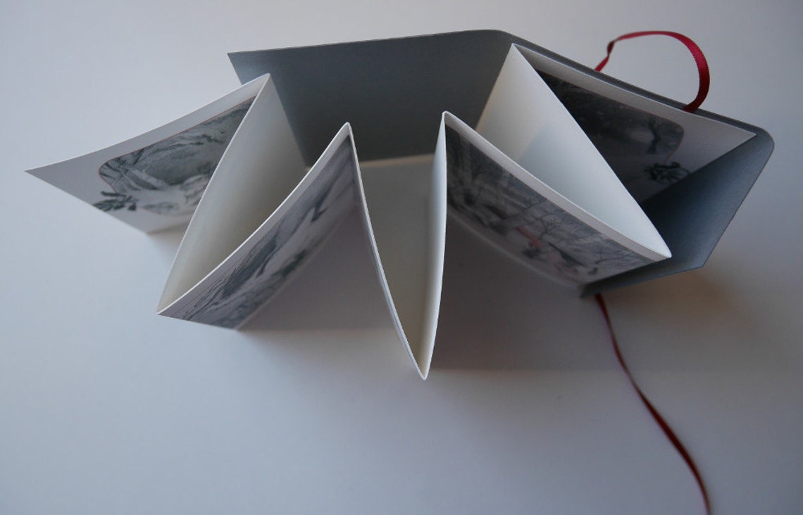 Fox - Silent Story - Concertina Artist Book - Etsy