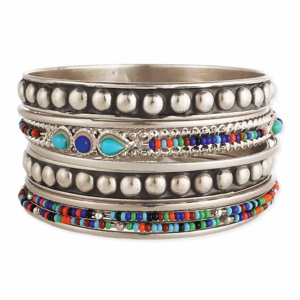 Beaded Bangle - Etsy