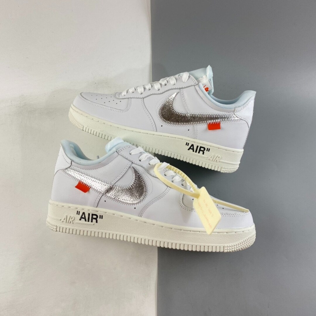 Off-white X Force 1 Low complexcon White/metallic Silver... - Etsy