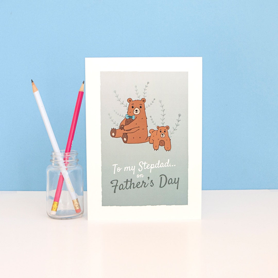 To My Stepdad, Fathers Day Greetings Card, Fathers Day, Fathers Day ...