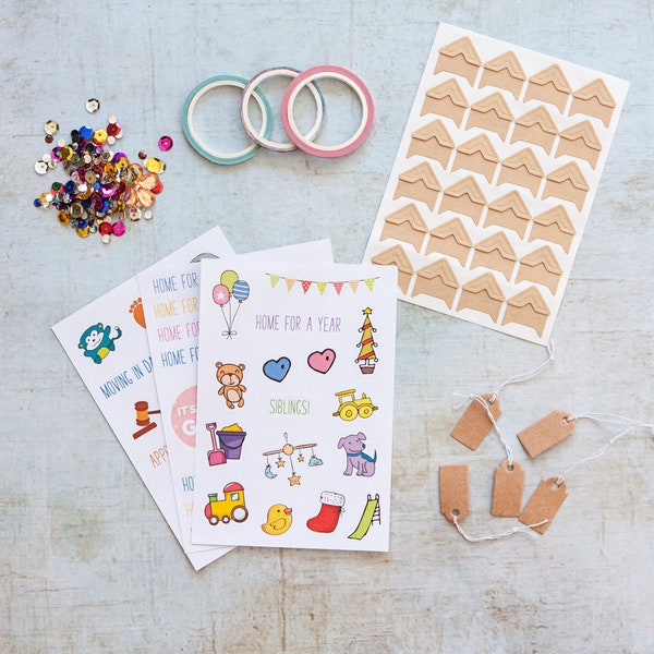 Adoption Stickers - Etsy