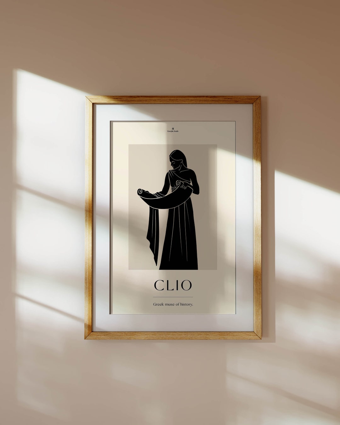 Greek Muse Clio Art Printable, Greek Mythology Art, Feminine Art ...