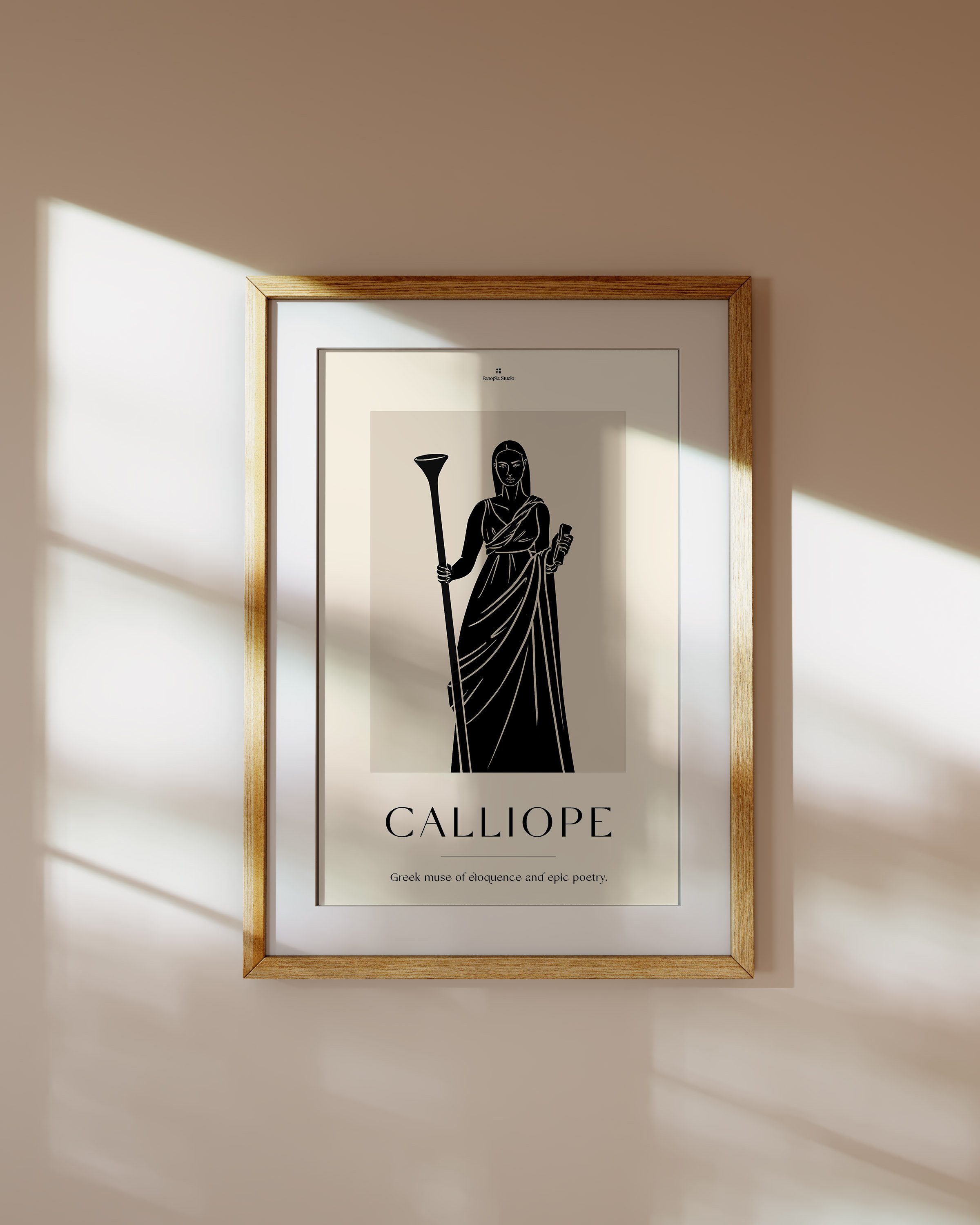 Greek Muse Calliope Art Printable Greek Mythology Art | Etsy