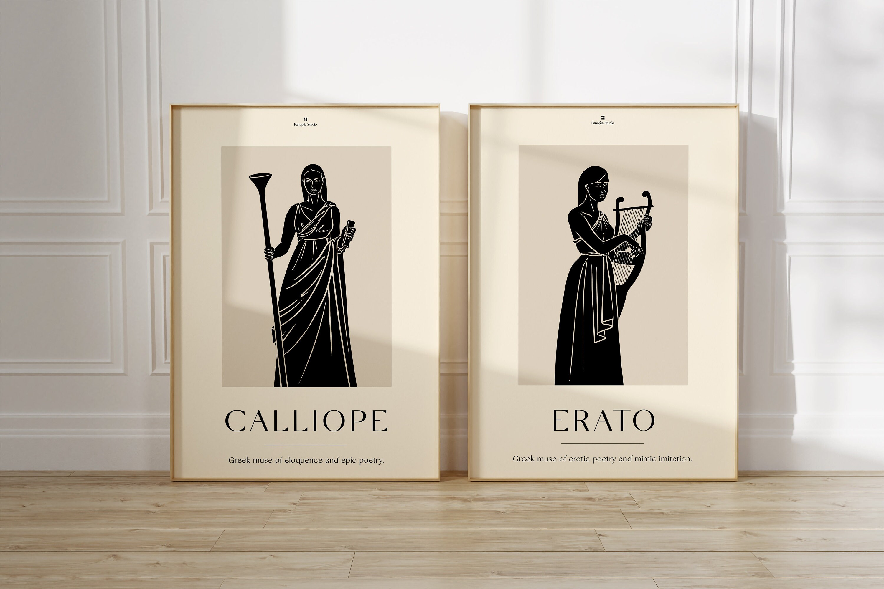 Greek Muse Calliope Art Printable Greek Mythology Art | Etsy