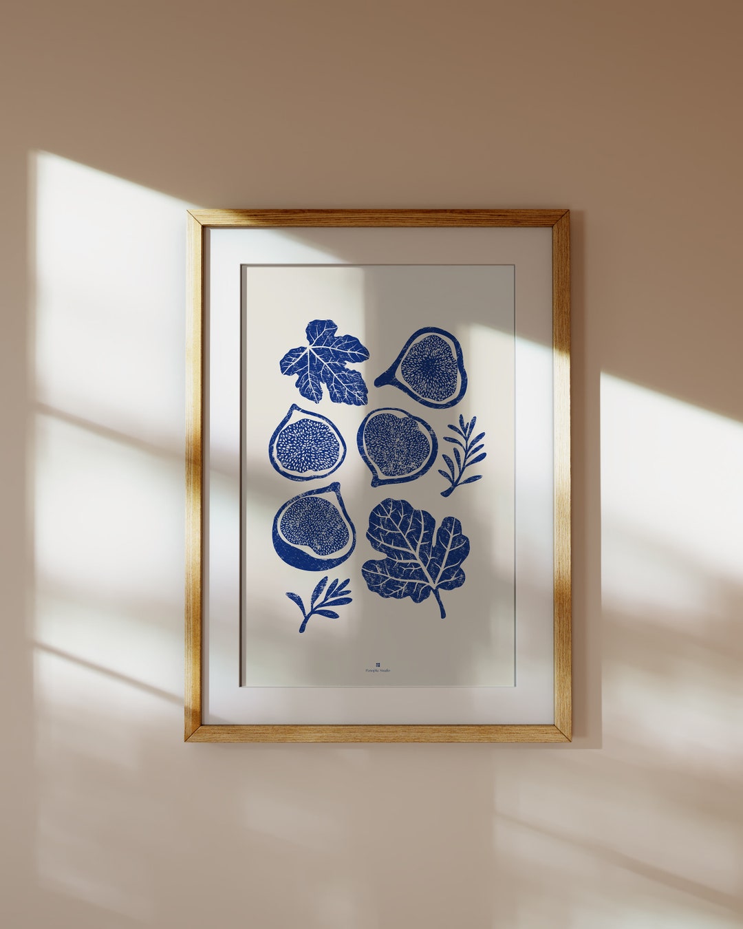 Fig Fruit Tree Painting, Fig Printable, Summer Fruit Art Print ...
