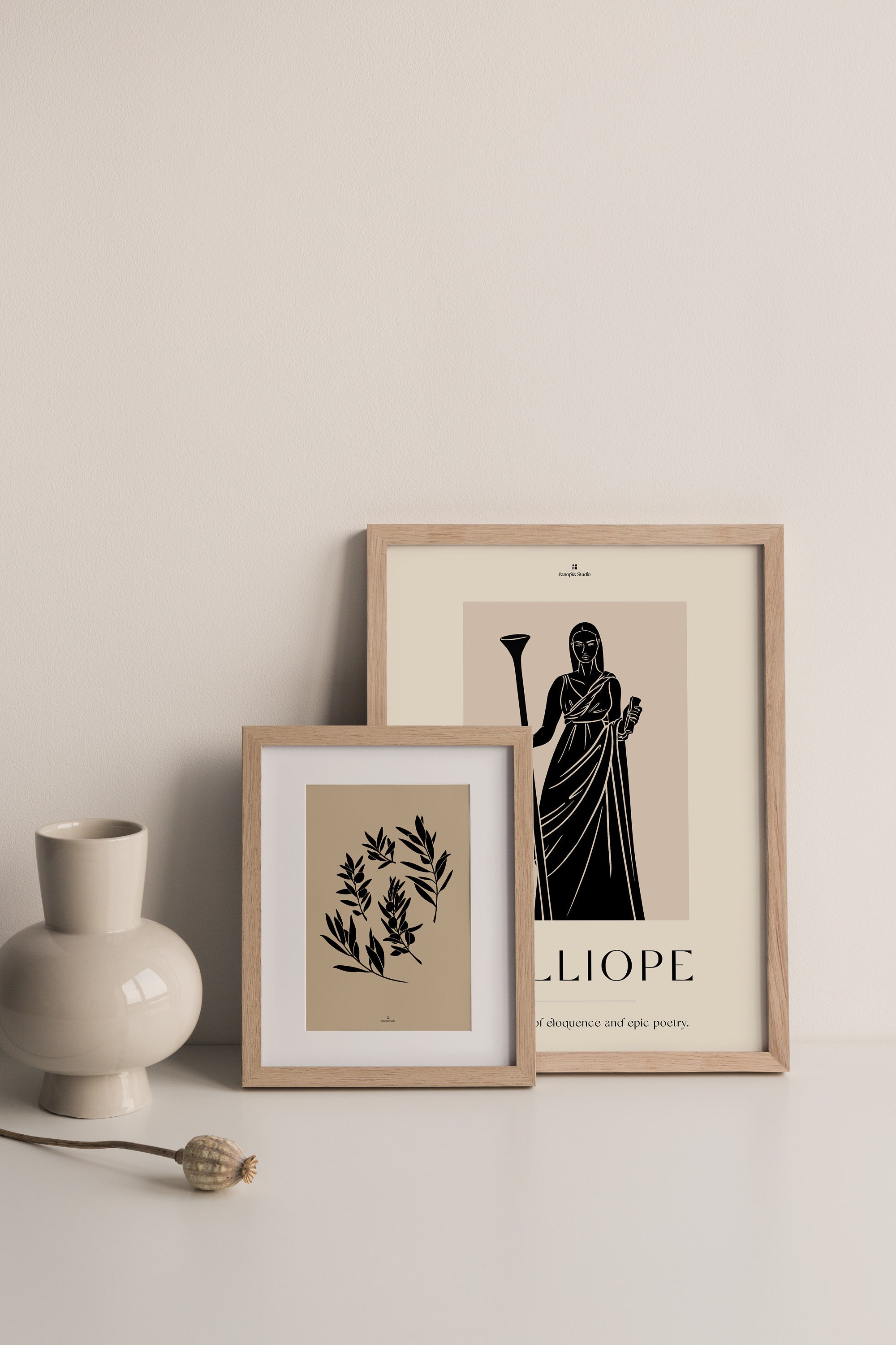 Greek Muse Calliope Art Printable Greek Mythology Art | Etsy