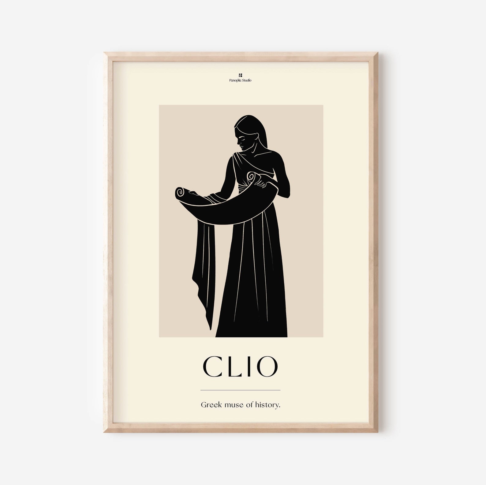 Greek Muse Clio Art Printable Greek Mythology Art Feminine - Etsy