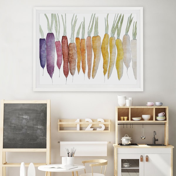 Vegetable Art Print - Etsy