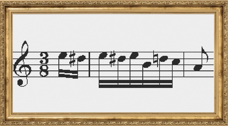 Fur Elise Cross Stitch Pattern - Etsy