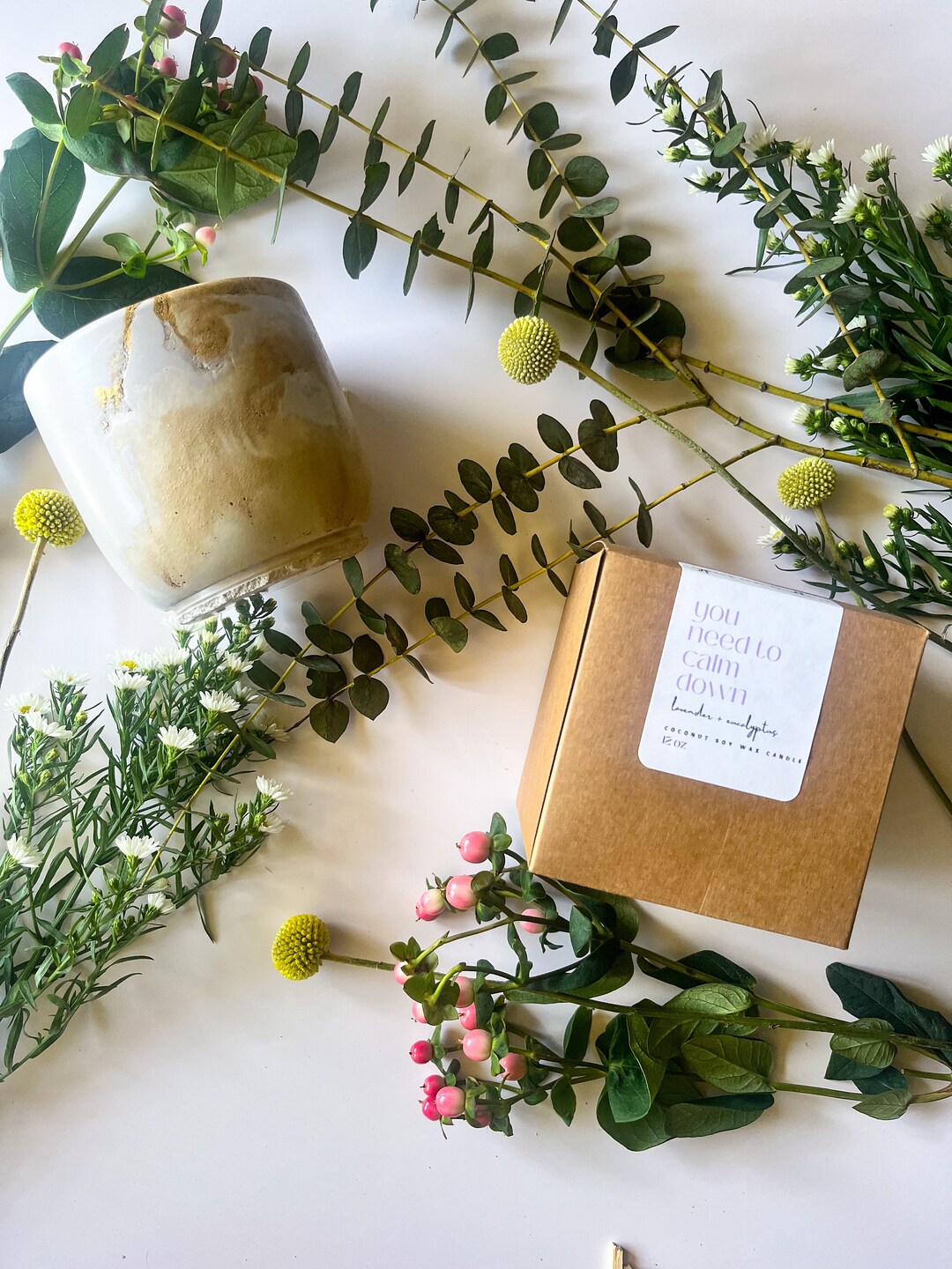 12oz Swiftie You Need to Calm Down Concrete Candle | Vegan Candle Gift ...