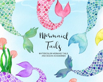 Clip Art Mermaids | Etsy