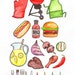 BBQ Clipart Watercolor Summer Barbeque, Cookout Clipart Food Clipart ...