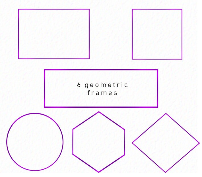 Gold and Purple Design Kit Purple and Gold Geometric Gold - Etsy