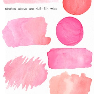 Red and Pink Watercolor Clipart - Blush Watercolor - Watercolor Brush ...