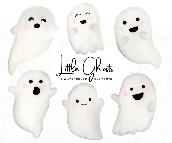 Ghost Watercolor Clipart Ghost Clipart Halloween - Etsy Australia