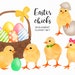 Easter Clip Art Baby Chicks Easter Egg Clipart Easter Chickens Clipart ...