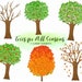 Seasonal Clipart Seasonal Trees Fall Clip Art Spring Clip Art Summer ...