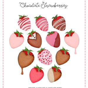 Valentine's Clip Art Chocolate Strawberry Clipart Chocolate ...