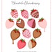 Valentine's Clip Art Chocolate Strawberry Clipart Chocolate ...