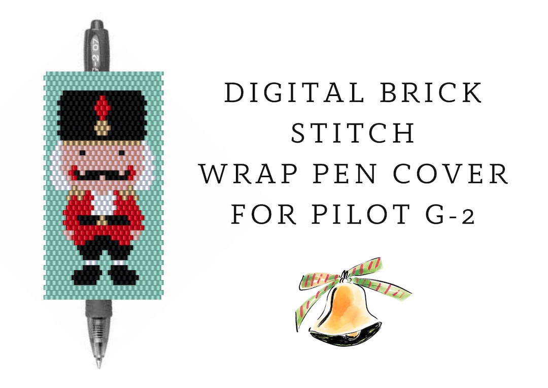Christmas Nutcracker Beaded Wrap Pen Pilot G2 Cover Pattern Pdf|xmas ...