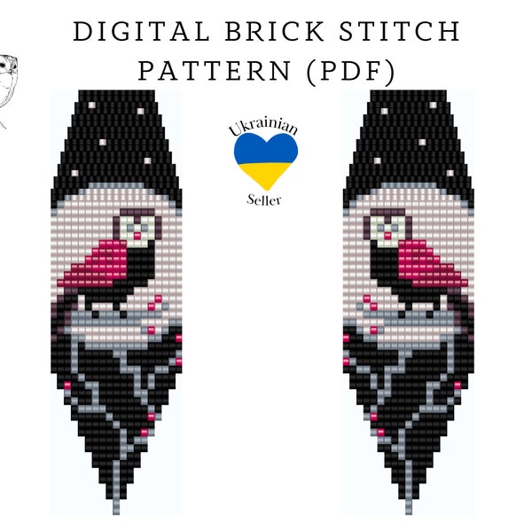 Beaded Owl Earring Pattern - Etsy