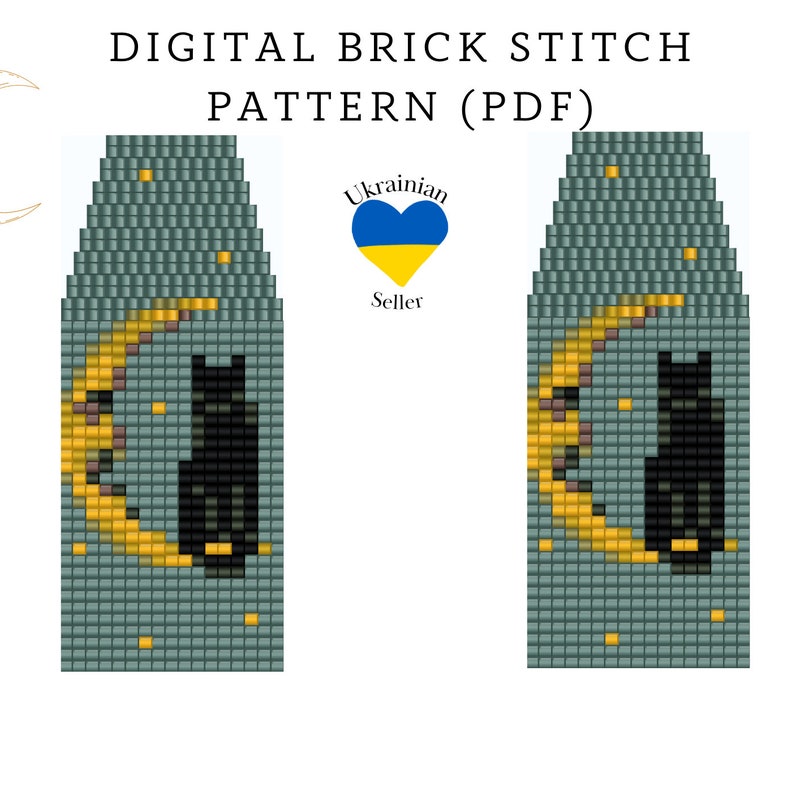 Cat Bead Earrings - Etsy