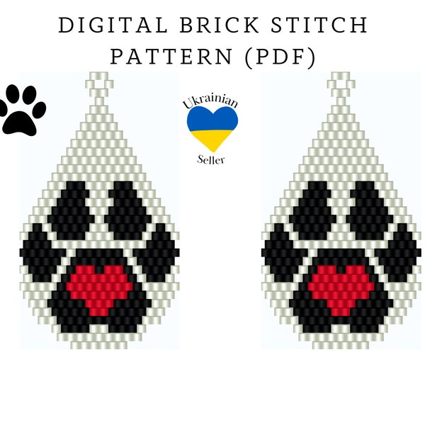 Brick Stitch Cat - Etsy