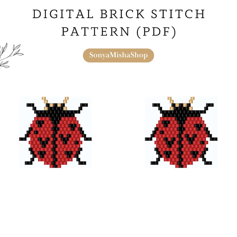 Ladybug Bead Pattern - Etsy