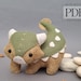 Set of 6 Sewing Pattern Dinosaur PDF Felt Pattern Dino Sewing Pattern ...