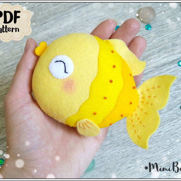 Felt Fish Pattern - Etsy