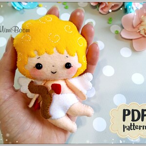 Cupid Pattern Cute Valentines Day Pattern Angel Pattern Valentines ...