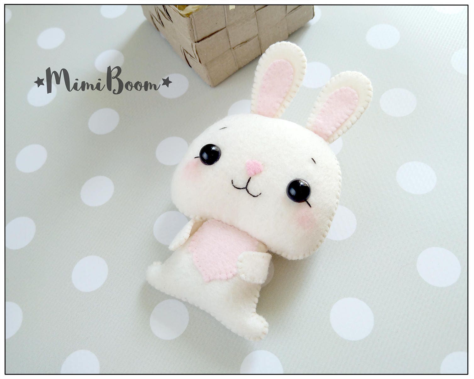 Bunny Pattern Felt Bunny PDF Tutorial Plush Sewing Tutorial | Etsy