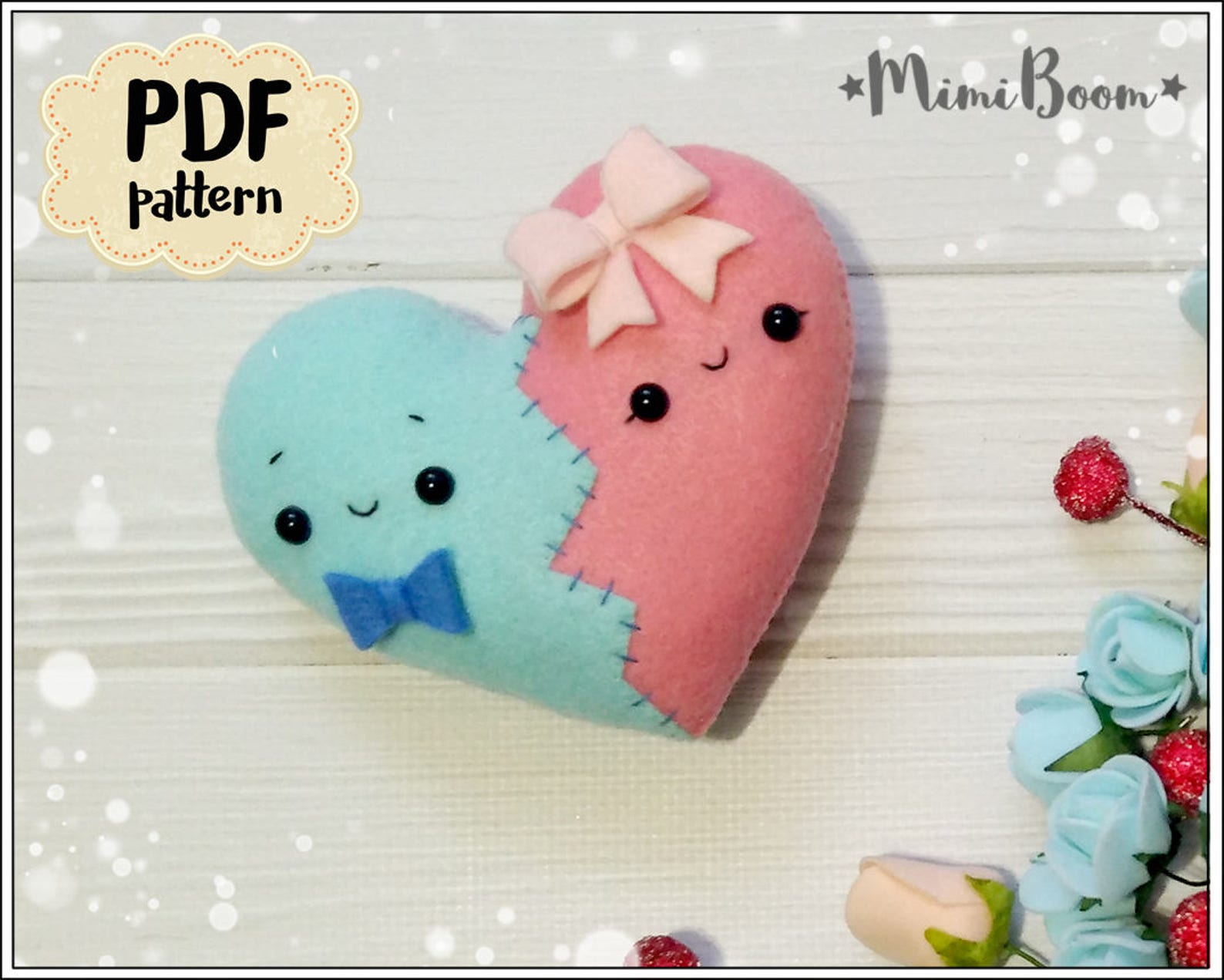 Valentines Day Pattern Heart Pattern Valentines Heart Pattern - Etsy