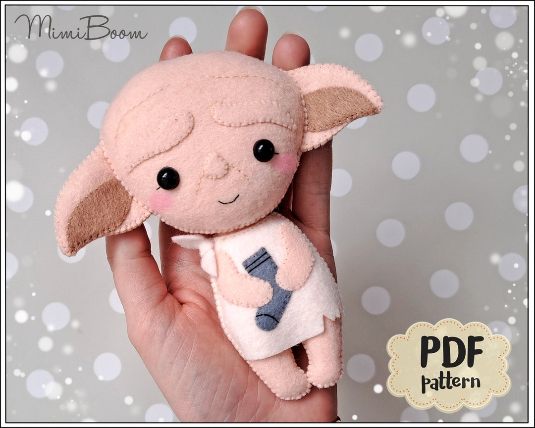 House-elf Pattern Felt Magical Pattern PDF Dobby Pattern Felt House-elf ...