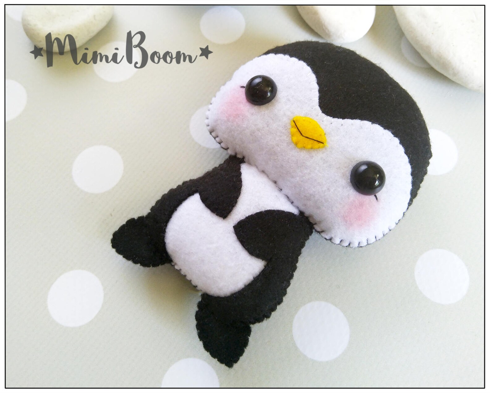 Felt Penguin Pattern PDF Tutorial Penguin Plush Sewing Tutorial Penguin ...