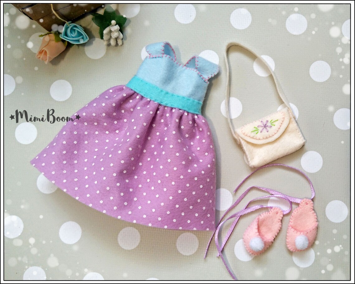 Felt Doll Pattern Sewing Pattern Doll Felt Doll Clothes Pattern ...