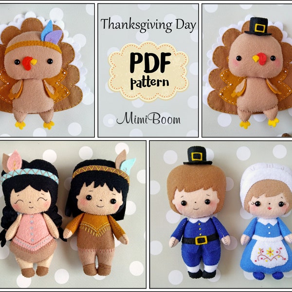 Thanksgiving Pattern - Etsy